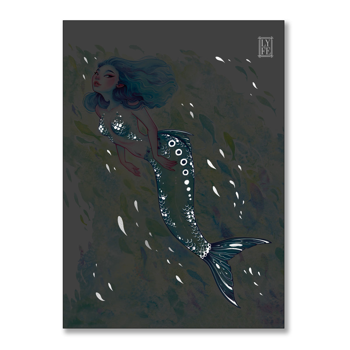 Pisces Mermaid - Lyfe Illustration