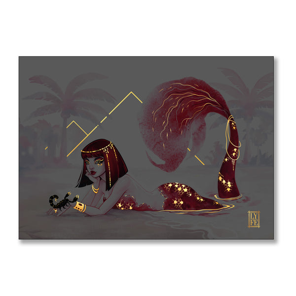 Scorpio Mermaid - Lyfe Illustration