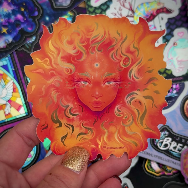 Origin Sticker - Lyfe Illustration