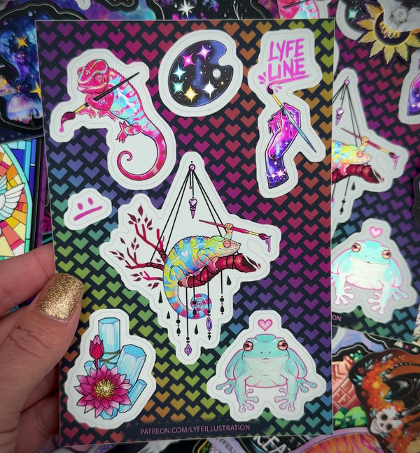 Lyfe Sticker Sheet - Lyfe Illustration