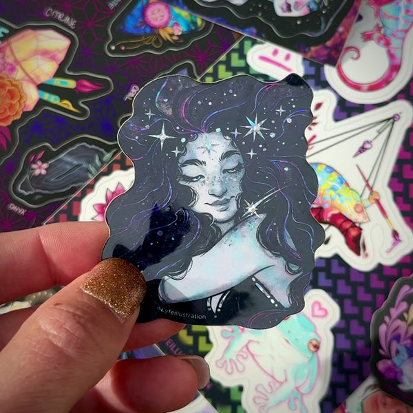 Meteor Sticker - Lyfe Illustration