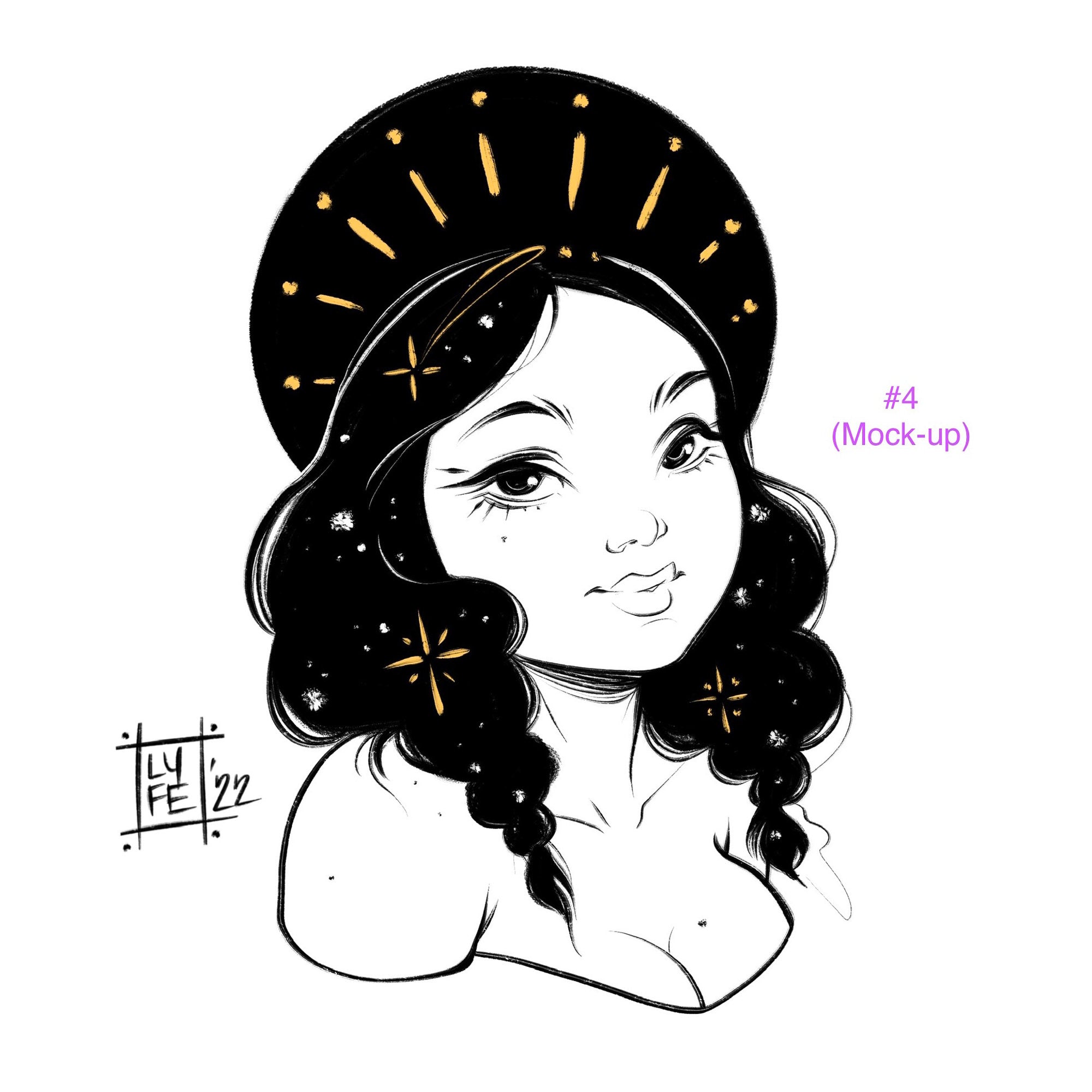 how to draw galaxy girl