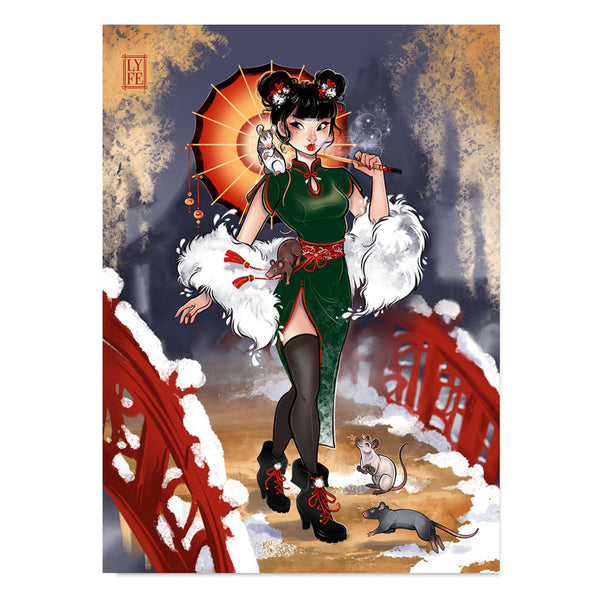 The Rat Zodiac - Lyfe Illustration